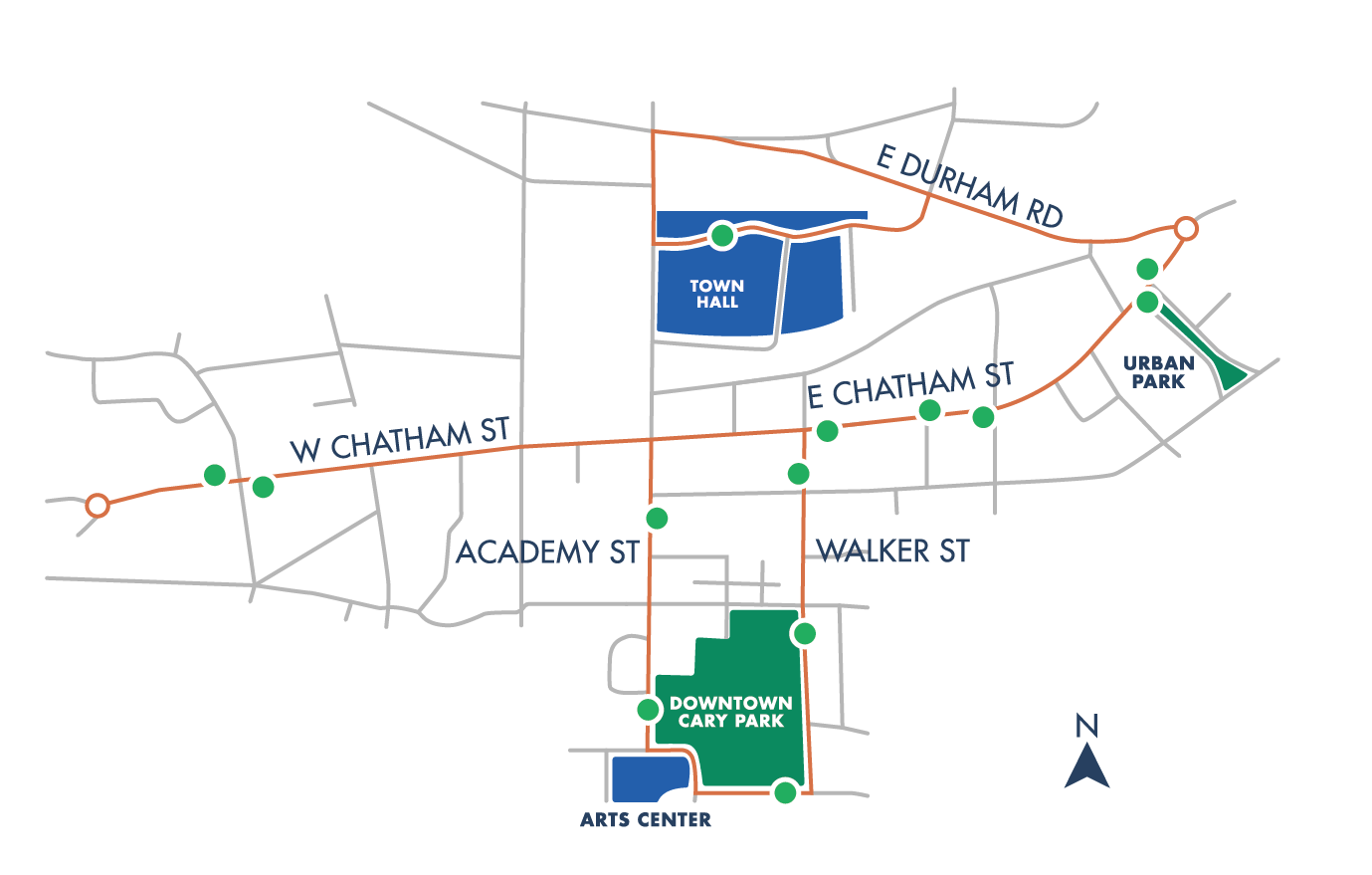Transportation Update: New Shuttle Bus In Downtown Cary | Downtown Cary, NC